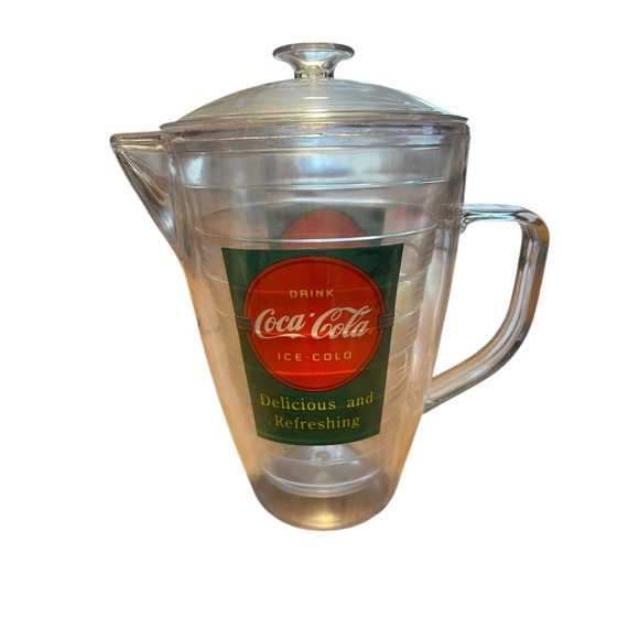Coca Cola | Dining | Vintage Coca Cola Pitcher With Handle Nice ...